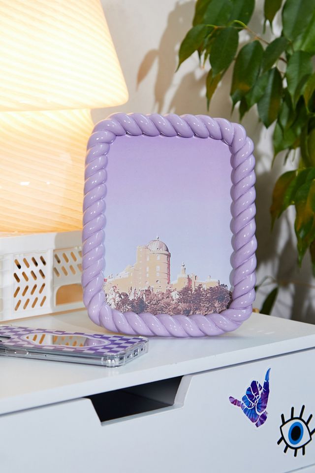 KLEVERING Lilac Rectangle Braid Frame | Urban Outfitters UK