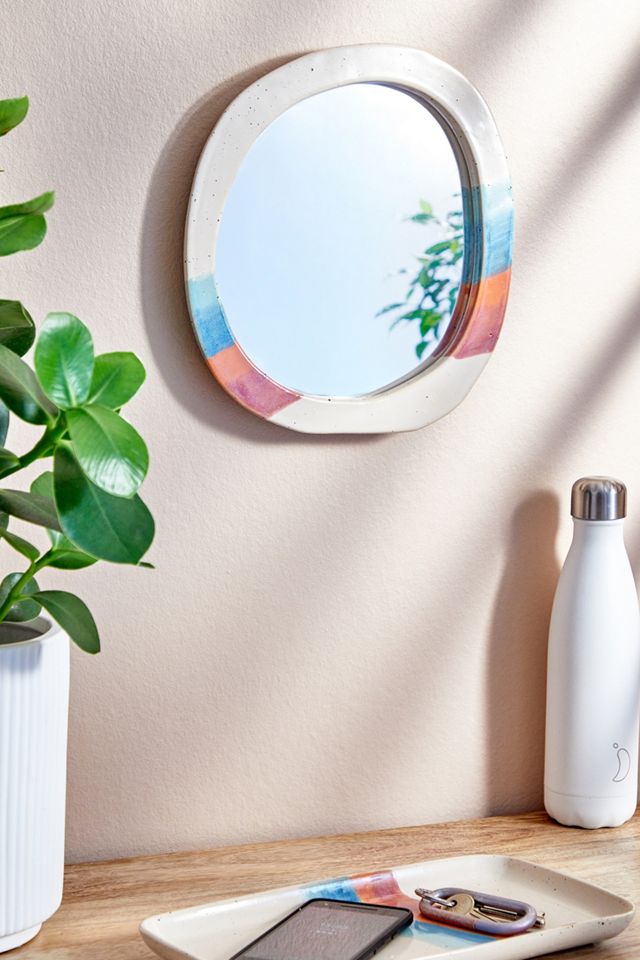 Soft Stripe Wall Mirror | Urban Outfitters UK