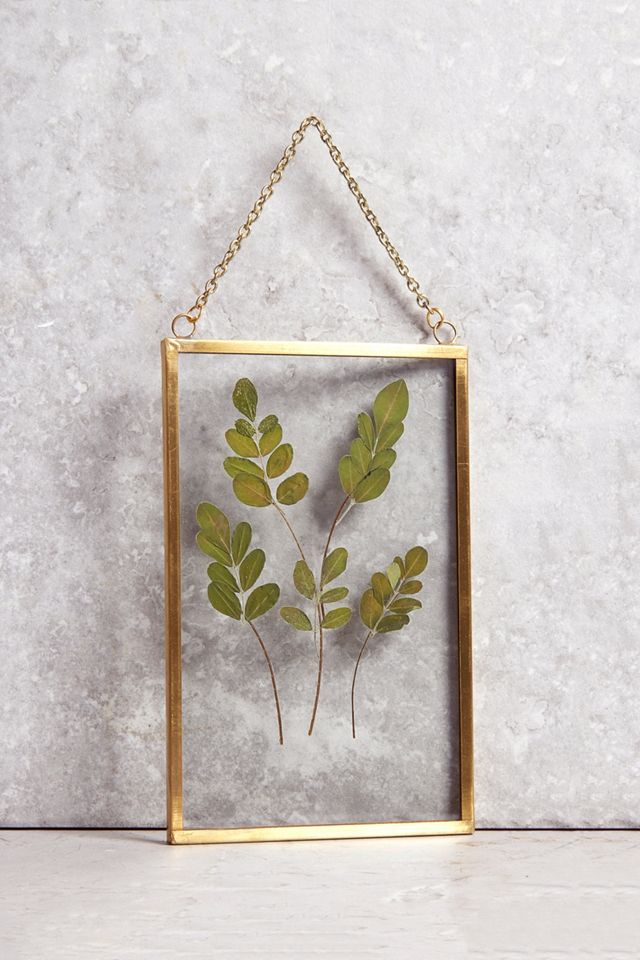 Pressed Leaves Mini Frame | Urban Outfitters UK