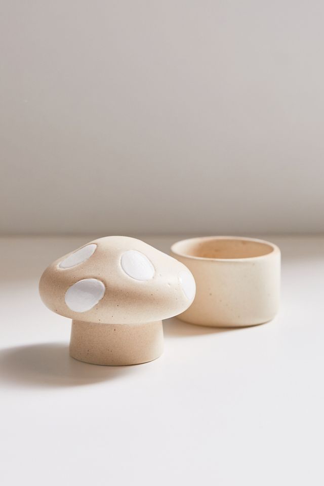Sand Spotty Mushroom Stash Box | Urban Outfitters UK