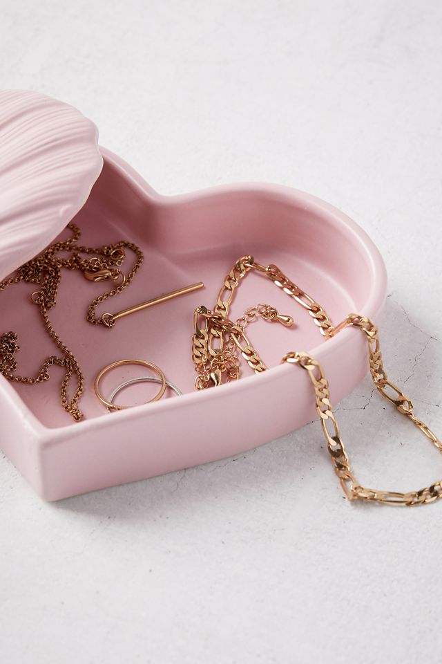 Heart Shell Ceramic Trinket Box | Urban Outfitters UK