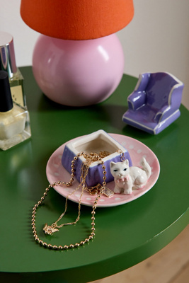 Cat Scene Trinket Dish | Urban Outfitters UK