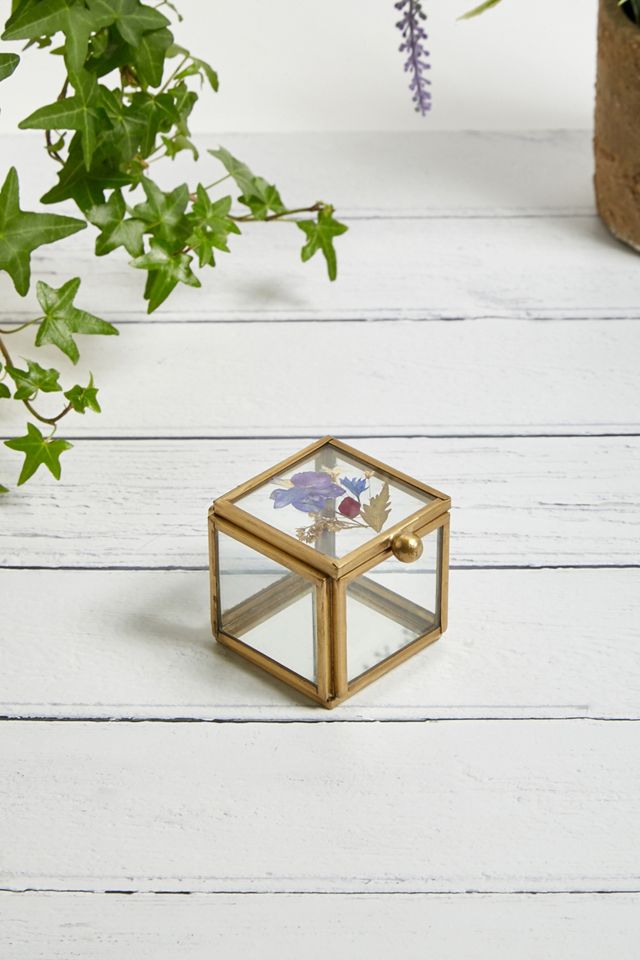 Pressed Flower Mini Jewellery Box | Urban Outfitters UK