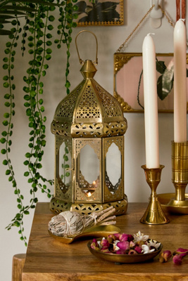 Small Brass Lantern | Urban Outfitters UK