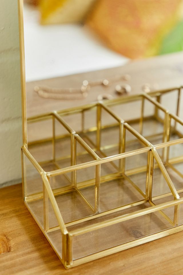 Makeup Storage With Mirror | Urban Outfitters UK
