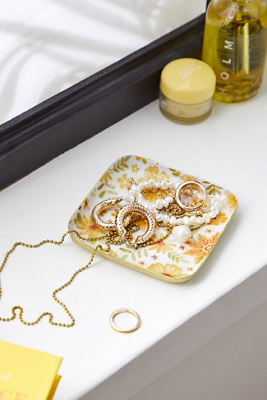 Summer Floral Trinket Tray | Urban Outfitters UK