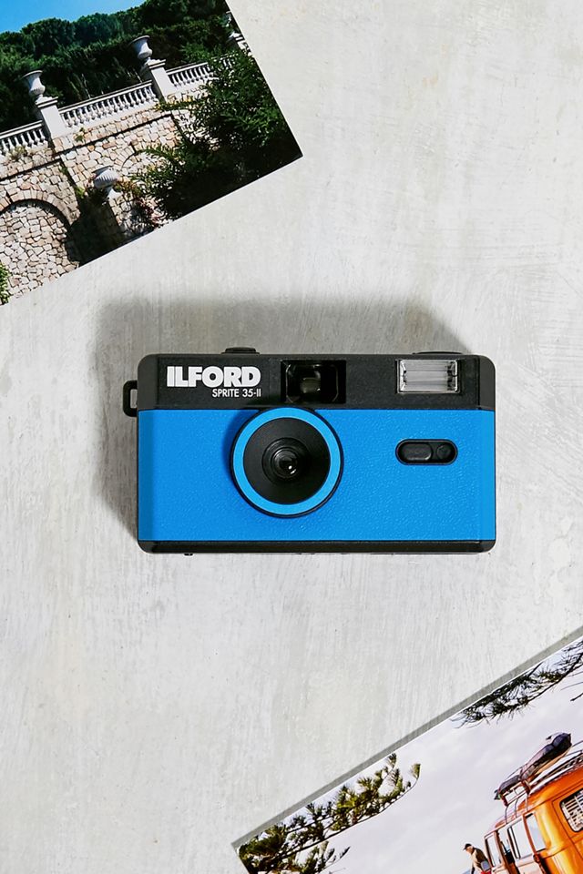 Ilford Sprite 35-II Blue 35mm Film Camera | Urban Outfitters UK