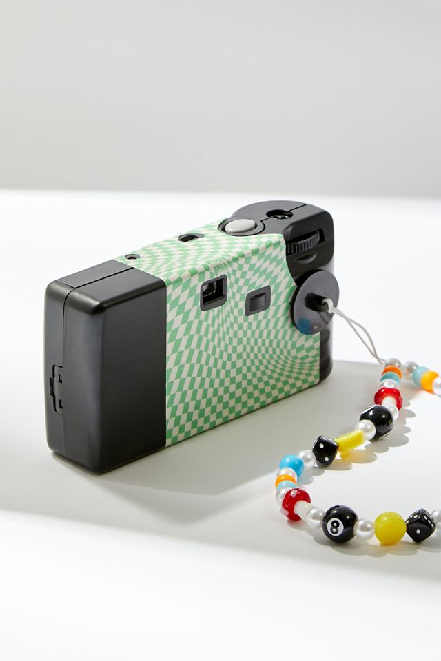 Vortex Print Disposable Camera With Strap | Urban Outfitters UK