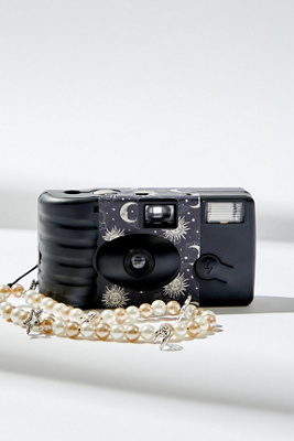 UO Celestial Print Disposable Camera With Strap | Urban Outfitters UK