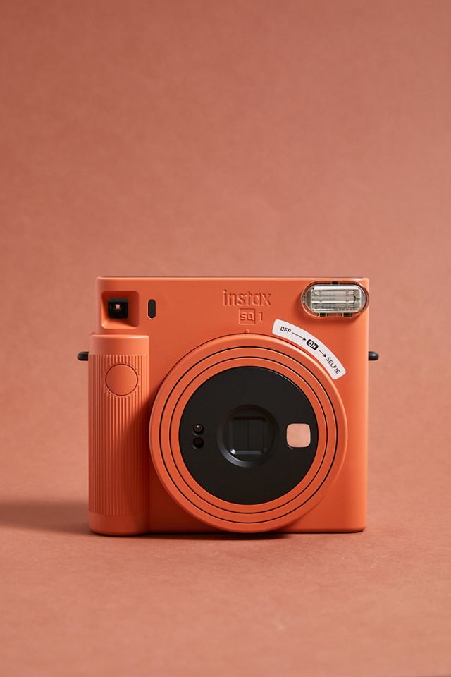 Fujifilm Terracotta Orange Instax SQUARE SQ1 | Urban Outfitters UK