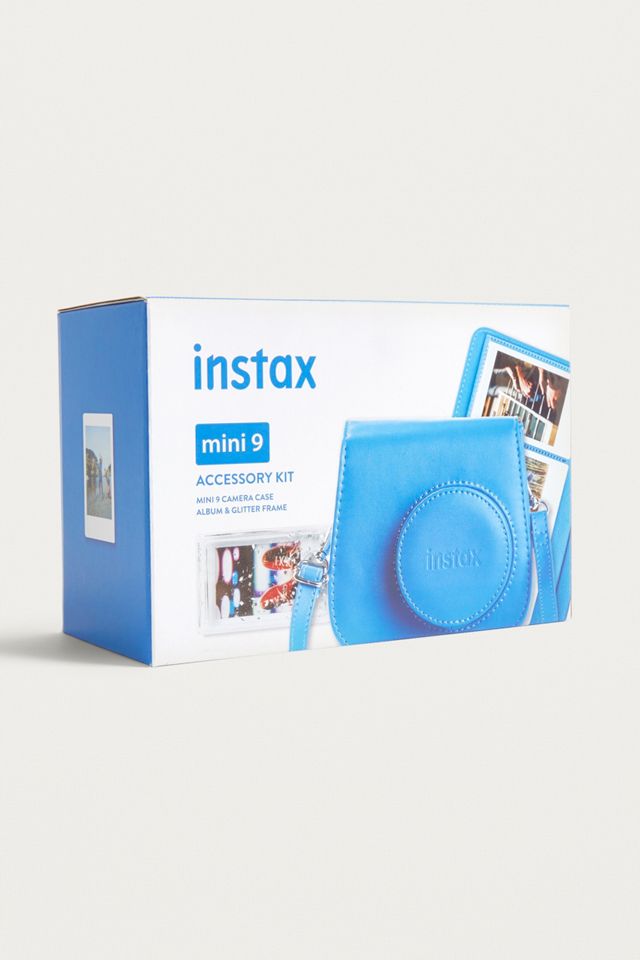 Fujifilm Instax Mini 9 Cobalt Blue Accessory Kit | Urban Outfitters UK