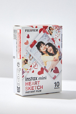 Fujifilm Instax Mini Heart Sketch Film | Urban Outfitters UK