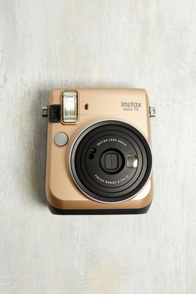 Fujifilm Instax™ Mini 70 Gold Camera | Urban Outfitters UK