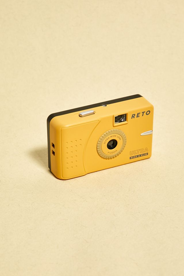 RETO Yellow Ultra Wide & Slim Film Camera | Urban Outfitters UK