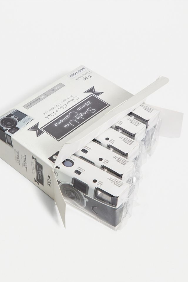 Vibe Single Use Disposable Camera 5-Pack | Urban Outfitters UK