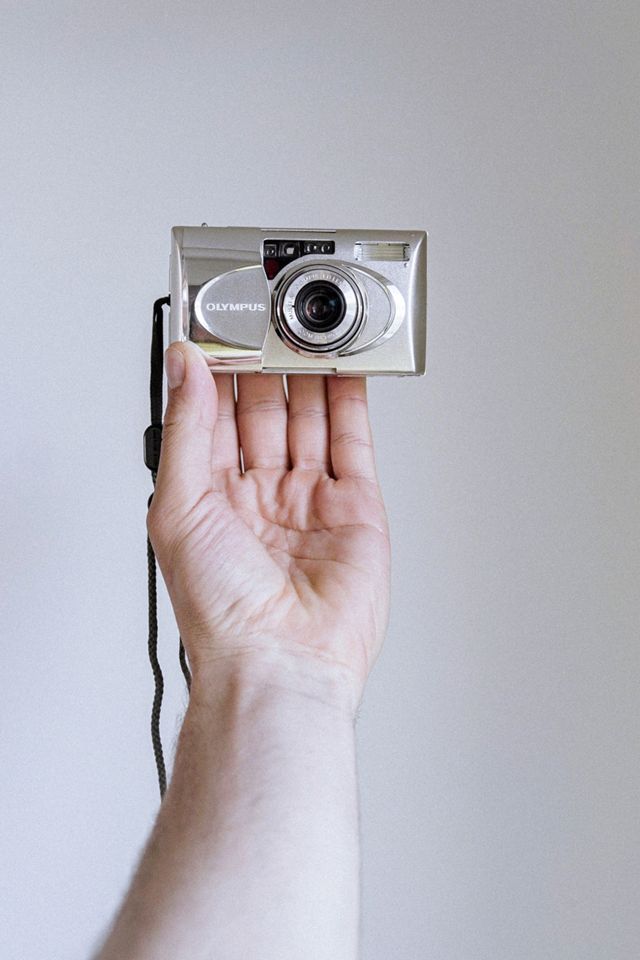 Vintage Olympus Mju Zoom 105 Camera With Case | Urban Outfitters UK