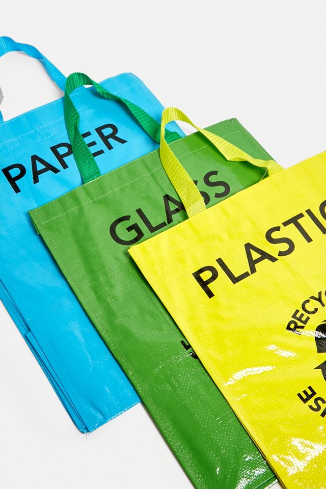 Set of 3 Recycling Bags | Urban Outfitters UK