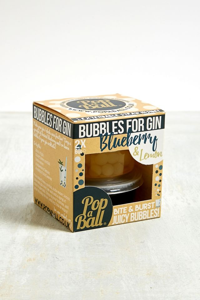 Popaball Blueberry & Lemon Bubbles for Gin | Urban Outfitters UK