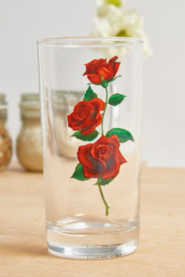 Rose Pint Glass | Urban Outfitters UK