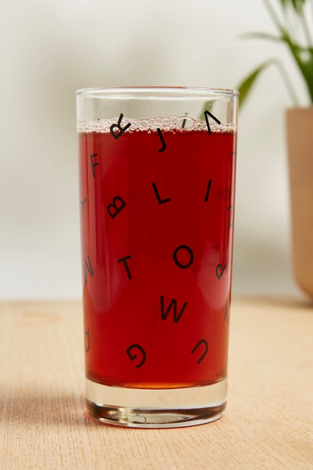 Alphabet Glass | Urban Outfitters UK