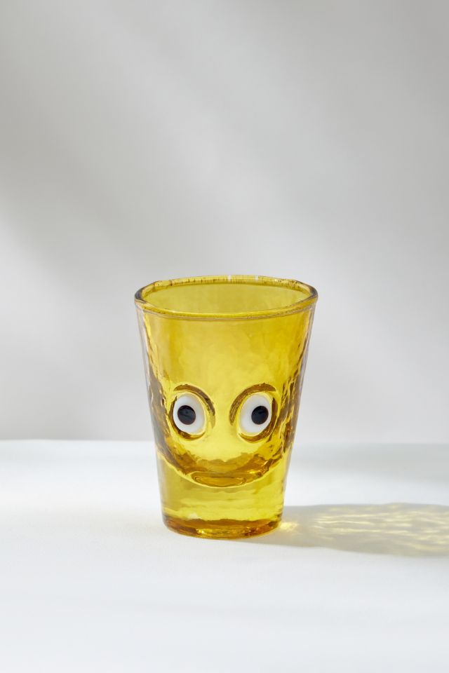 Yellow Googly Eye Shot Glass | Urban Outfitters UK