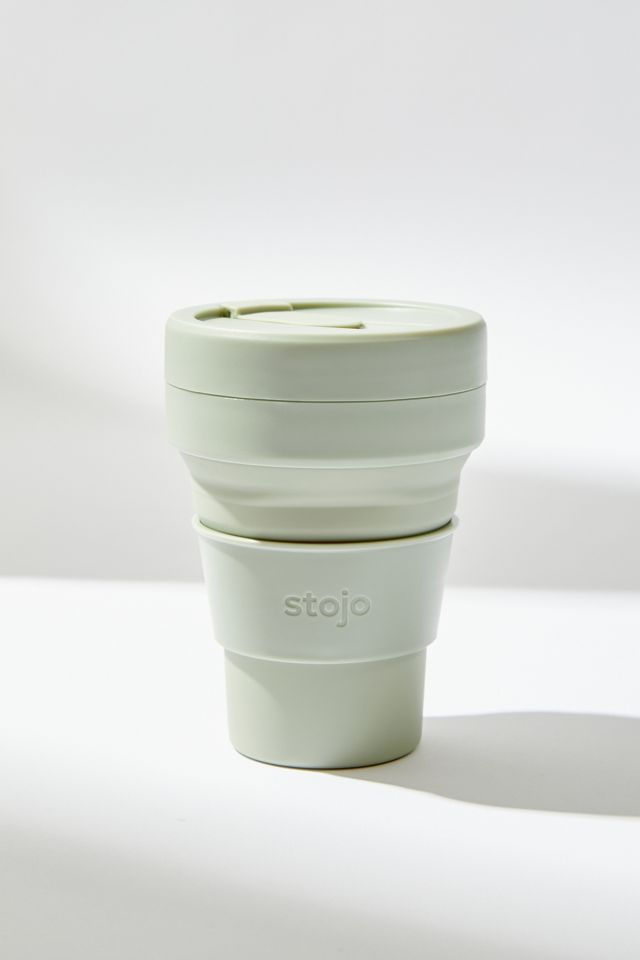 Stojo Sage Collapsible 335ml Travel Mug | Urban Outfitters UK