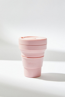 Stojo Pink Collapsible 235ml Travel Mug | Urban Outfitters UK