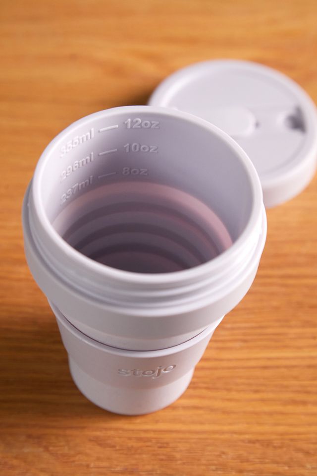 Stojo Brooklyn Lilac 355ml Collapsible Travel Mug | Urban Outfitters UK