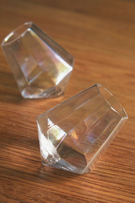Diamond Shot Glasses - Set Of 2 | Urban Outfitters UK