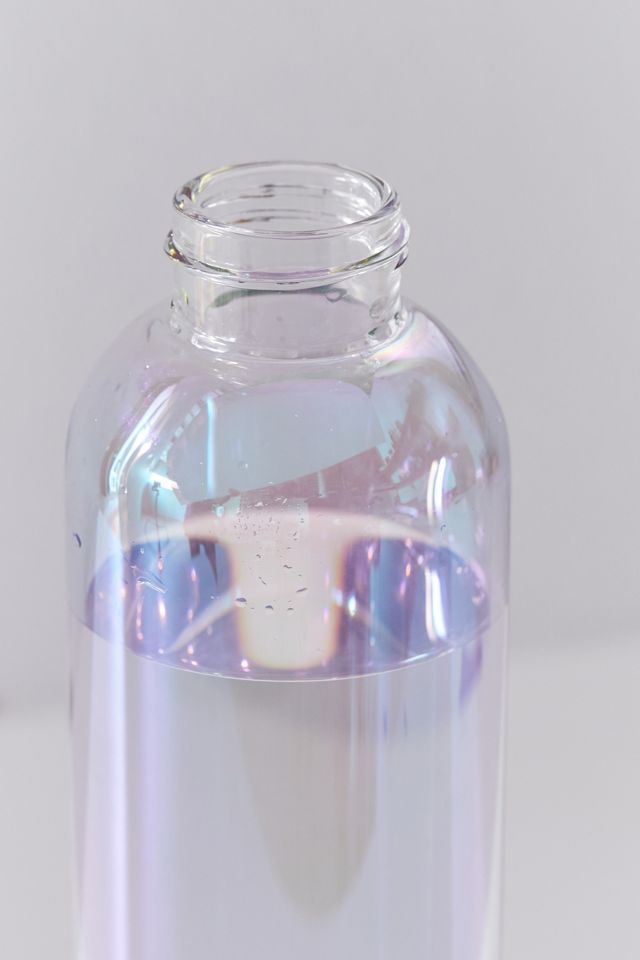 Iridescent 740ml Glass Water Bottle | Urban Outfitters UK