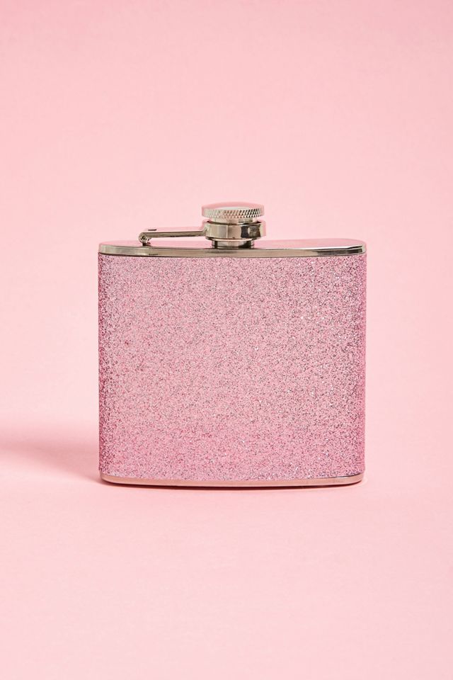 Pink Glitter Hip Flask | Urban Outfitters UK