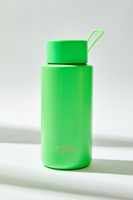 Frank Green Neon Green Ceramic Reusable Bottle | Urban Outfitters UK