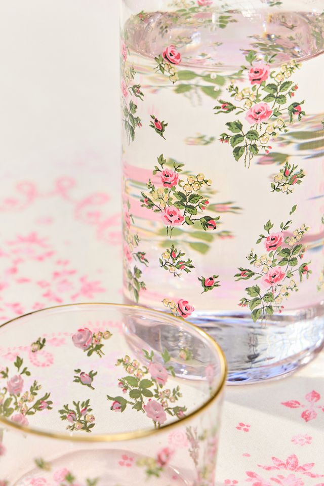 Lorna Floral Carafe Set | Urban Outfitters UK