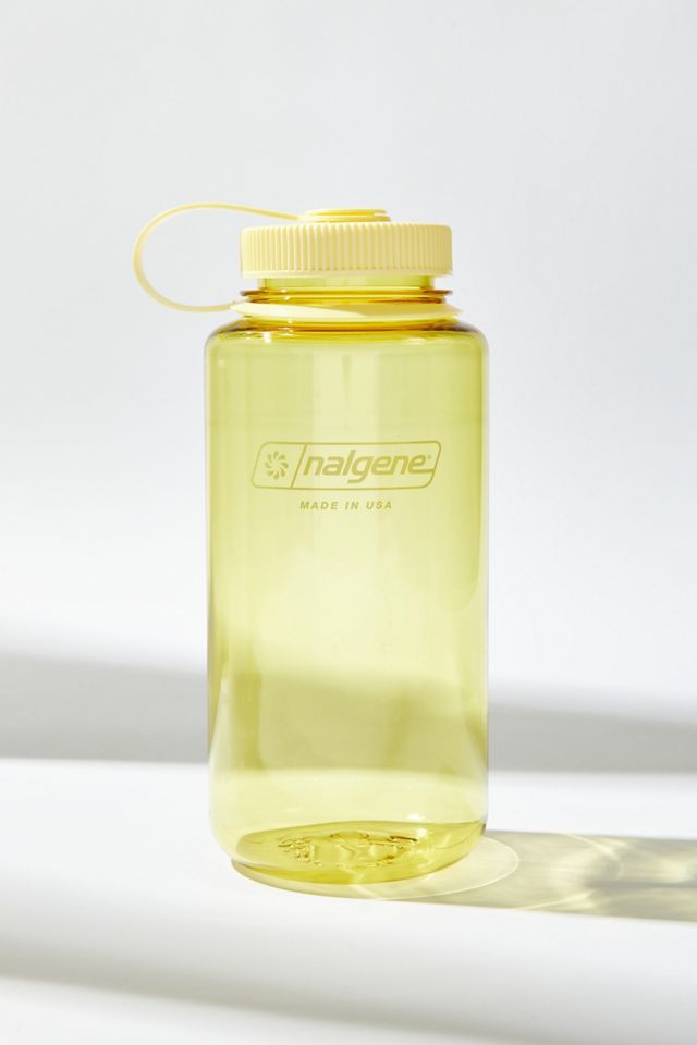 Nalgene Butter Wide Mouth Water Bottle 1L | Urban Outfitters UK