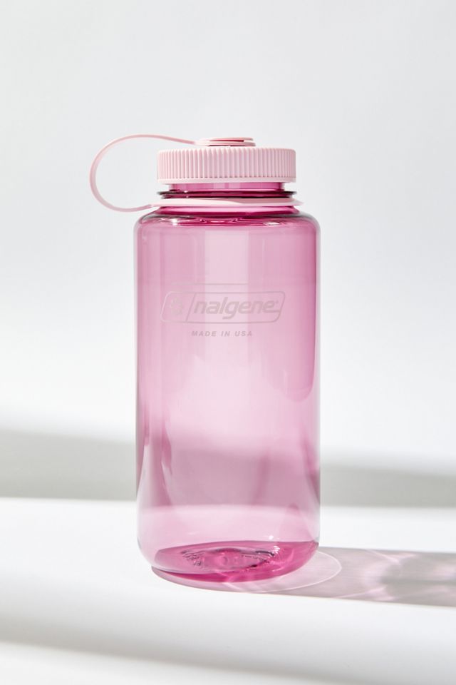 Nalgene Pink Wide Mouth Water Bottle 1L | Urban Outfitters UK