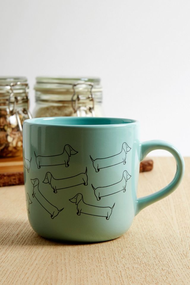Sausage Dog Print Mug | Urban Outfitters UK