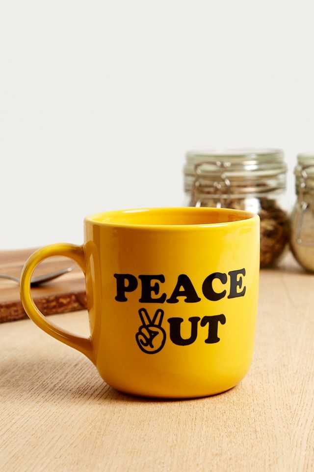 Peace Out Mug | Urban Outfitters UK