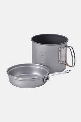 Snow Peak Trek 1400 Aluminium Cook Set | Urban Outfitters UK