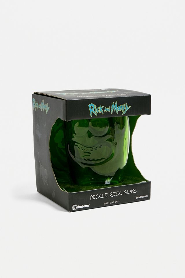 Paladone Rick and Morty Pickle Rick Stein Glass | Urban Outfitters UK
