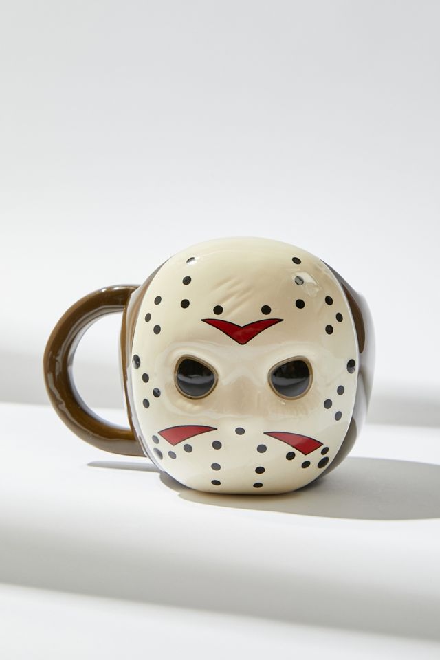 Jason Voorhees Mask Halloween Mug | Urban Outfitters UK