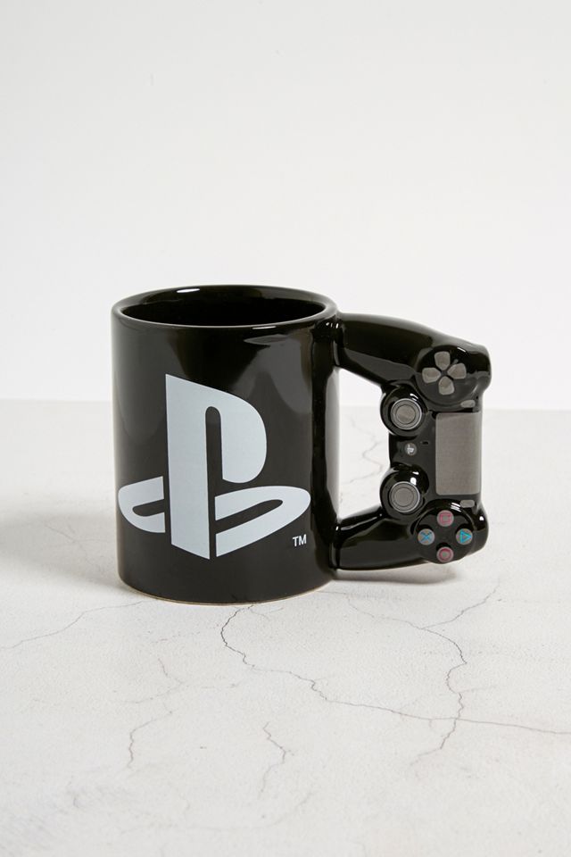 Black Playstation Mug | Urban Outfitters UK