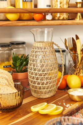 Daphne Wicker Jug | Urban Outfitters UK