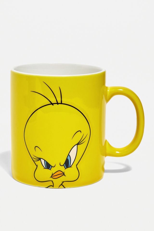 Looney Tunes Tweety Embossed Mug | Urban Outfitters UK