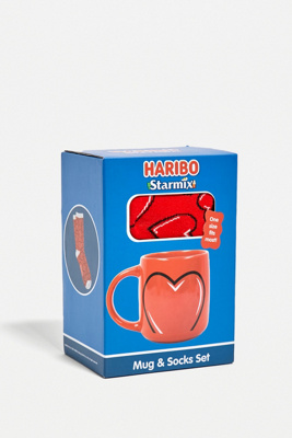 Haribo Heart Mug & Socks Set | Urban Outfitters UK