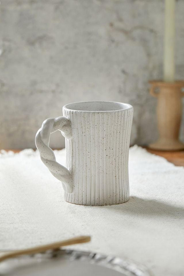White Cyrus Etched Mug | Urban Outfitters UK