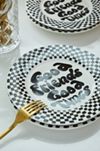 Good Friends Checkerboard Dinner Plates 4-Pack | Urban Outfitters UK