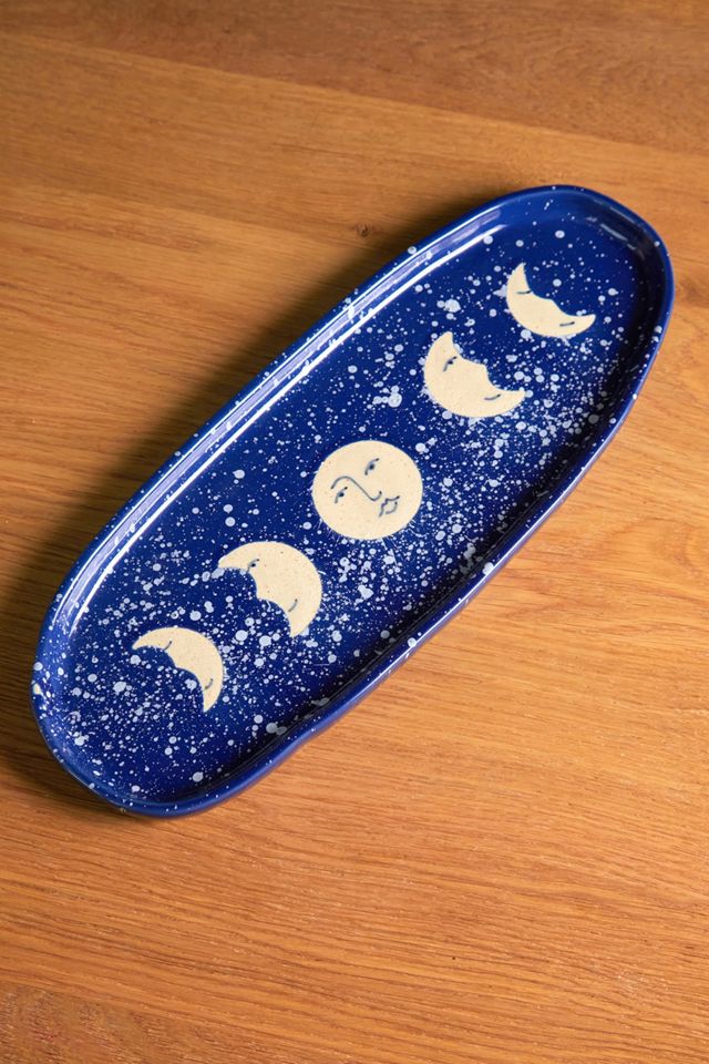 Phases Of The Moon Ceramic Serving Platter | Urban Outfitters UK