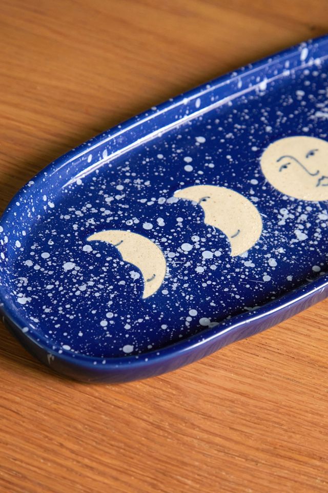 Phases Of The Moon Ceramic Serving Platter | Urban Outfitters UK