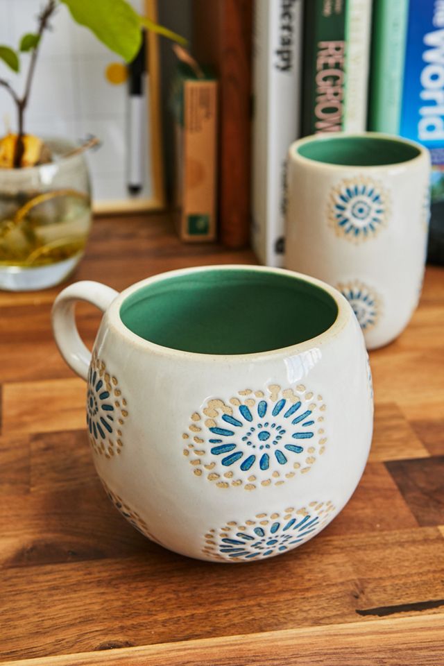 Emma Tile Ceramic Mug | Urban Outfitters UK