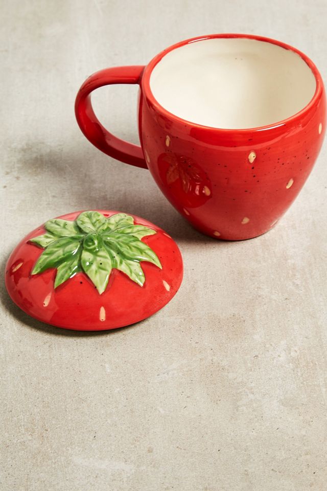Strawberry Shaped Mug | Urban Outfitters UK
